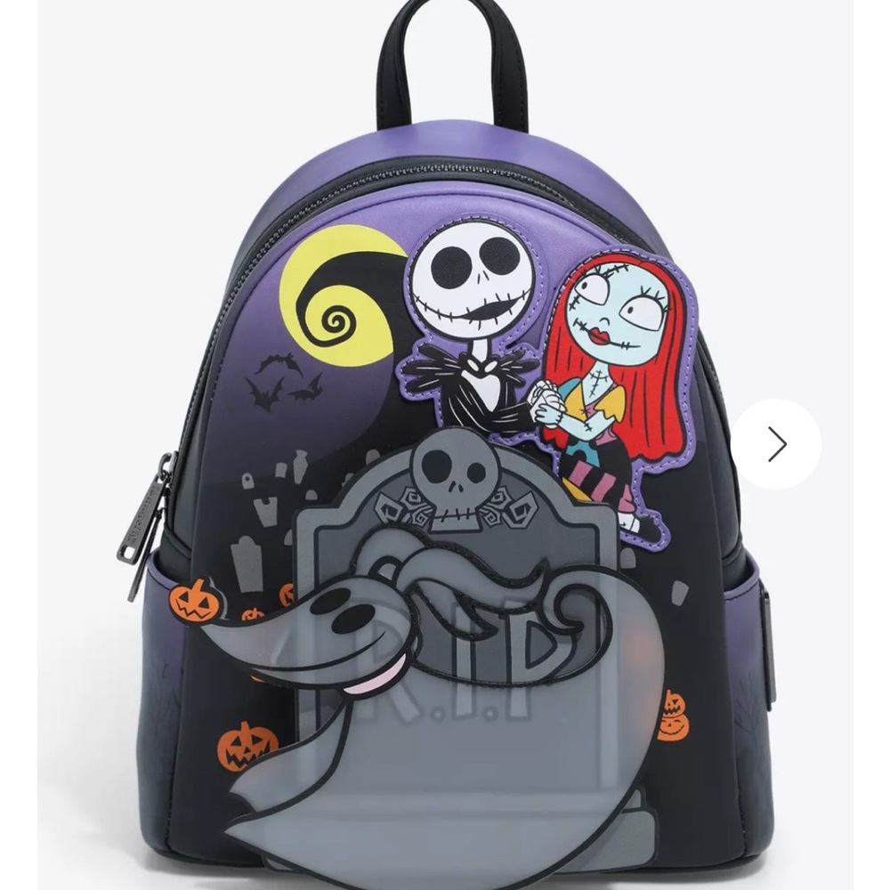 Loungefly Nightmare Before Christmas Themed Backpack - Gem